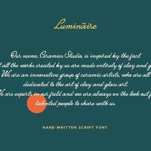 Luminaire Script Font, Casual Cursive, Pop Culture - Etsy