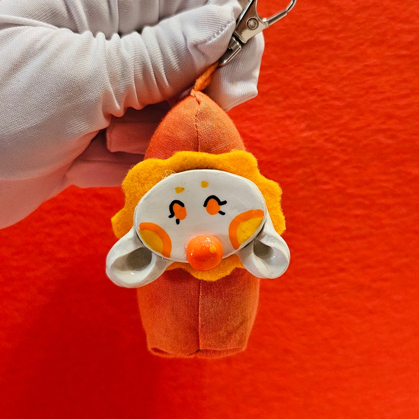 Orange Cloop Clown Clip - Etsy