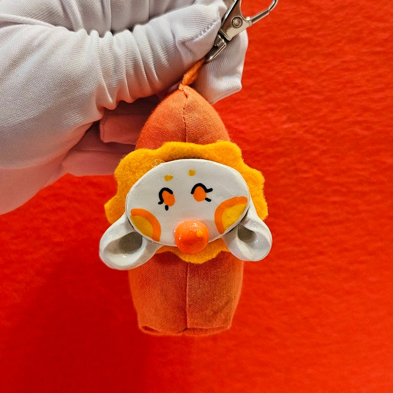 Orange Cloop Clown Clip - Etsy