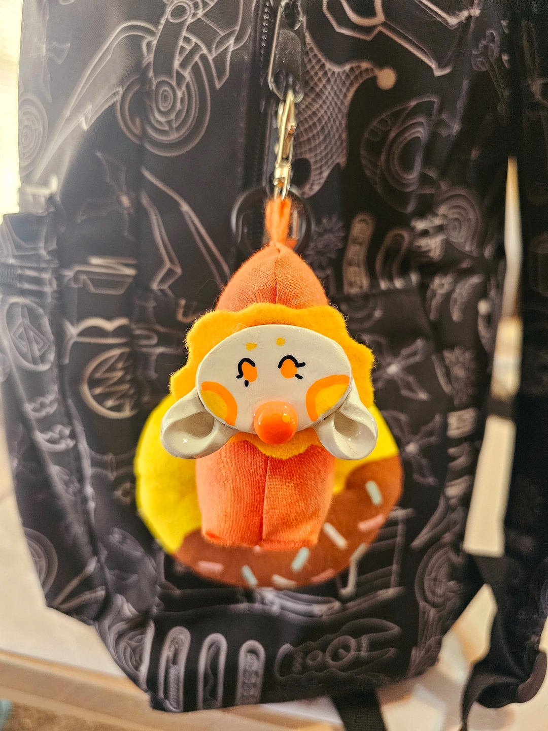 Orange Cloop Clown Clip - Etsy