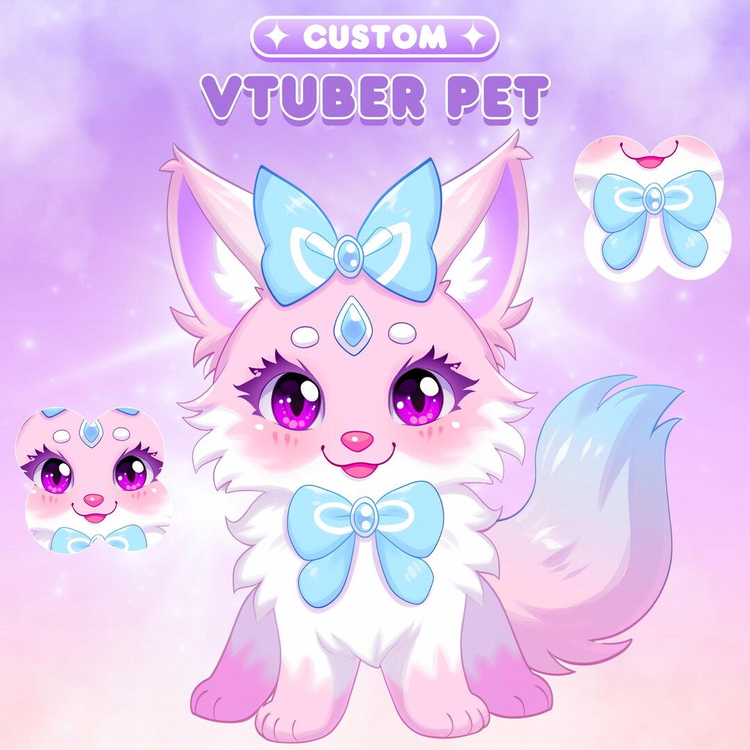 Custom Vtuber Pet, Pet Vtuber Model, Custom Vtuber Mascot, Cute Vtuber ...
