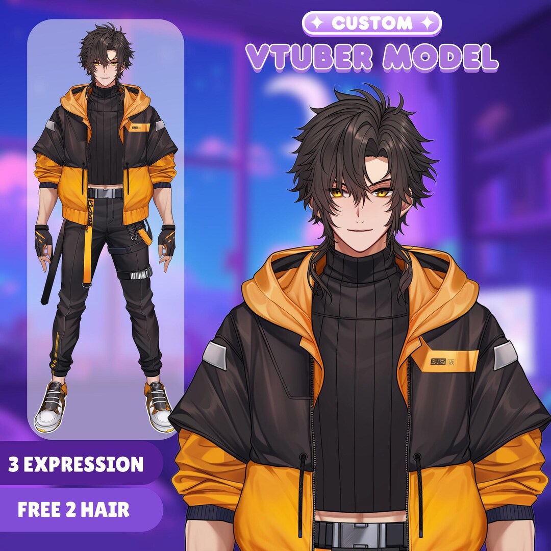 Custom Vtuber Model, Live2d Model Commission, Vtuber Commission, Vtuber ...