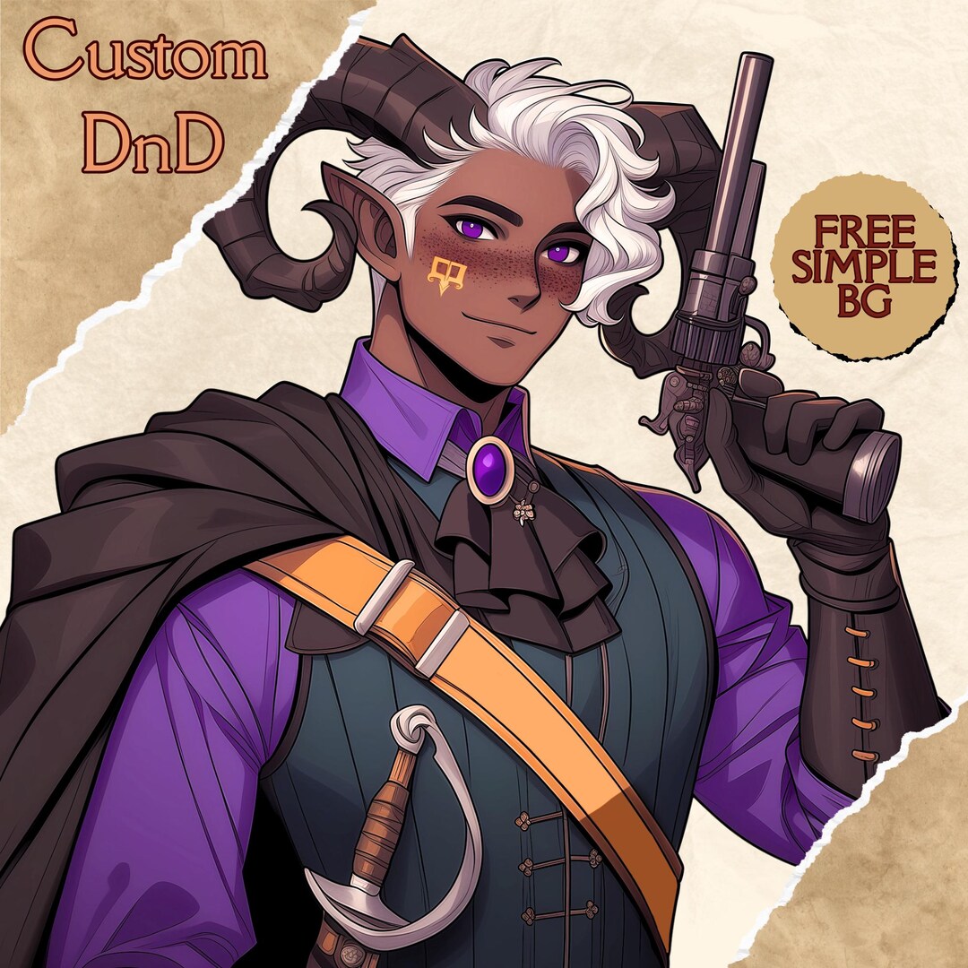 Custom Dnd Character, RPG Character, Fantasy Character, DND Portrait ...
