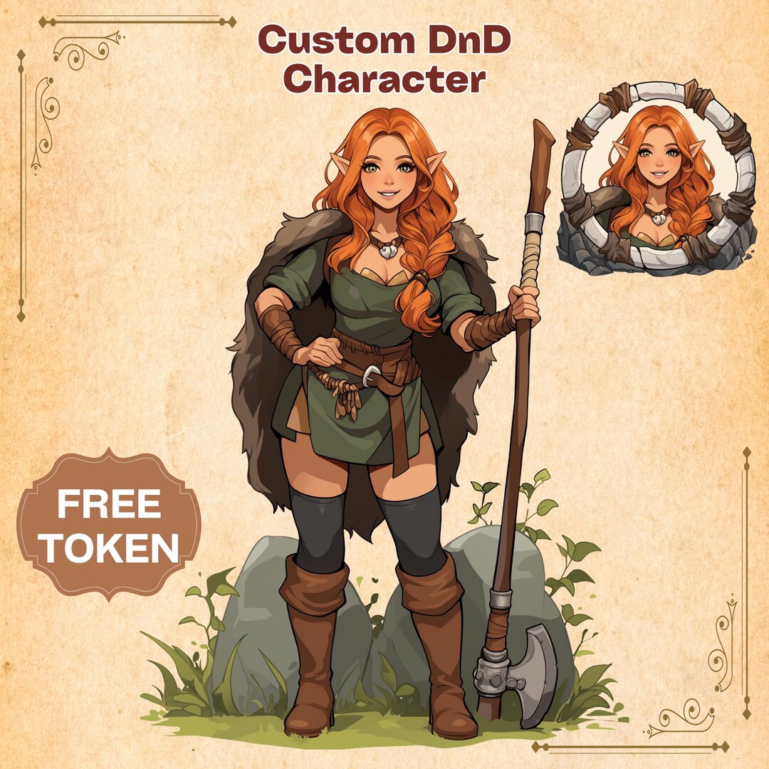 Custom DND Character Art: Fantasy Portrait Commission - Etsy
