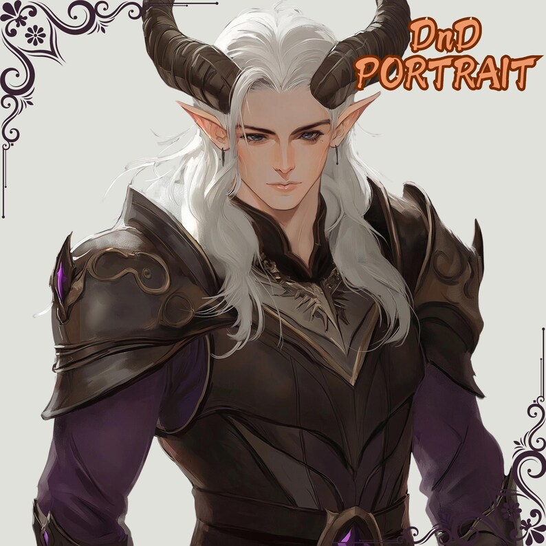 Custom Dnd Character, Dnd Character Portrait, Dnd Fantasy Character ...