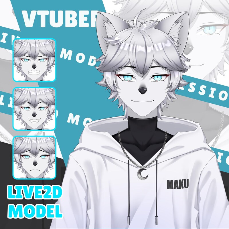 Male Vtuber Model - Etsy