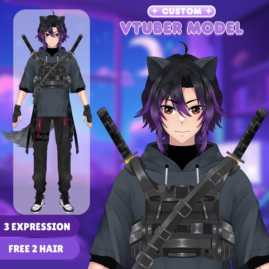 MODELO VTUBER LIVE2D PERSONALIZADO / vtuber, comisión de Vtuber ...