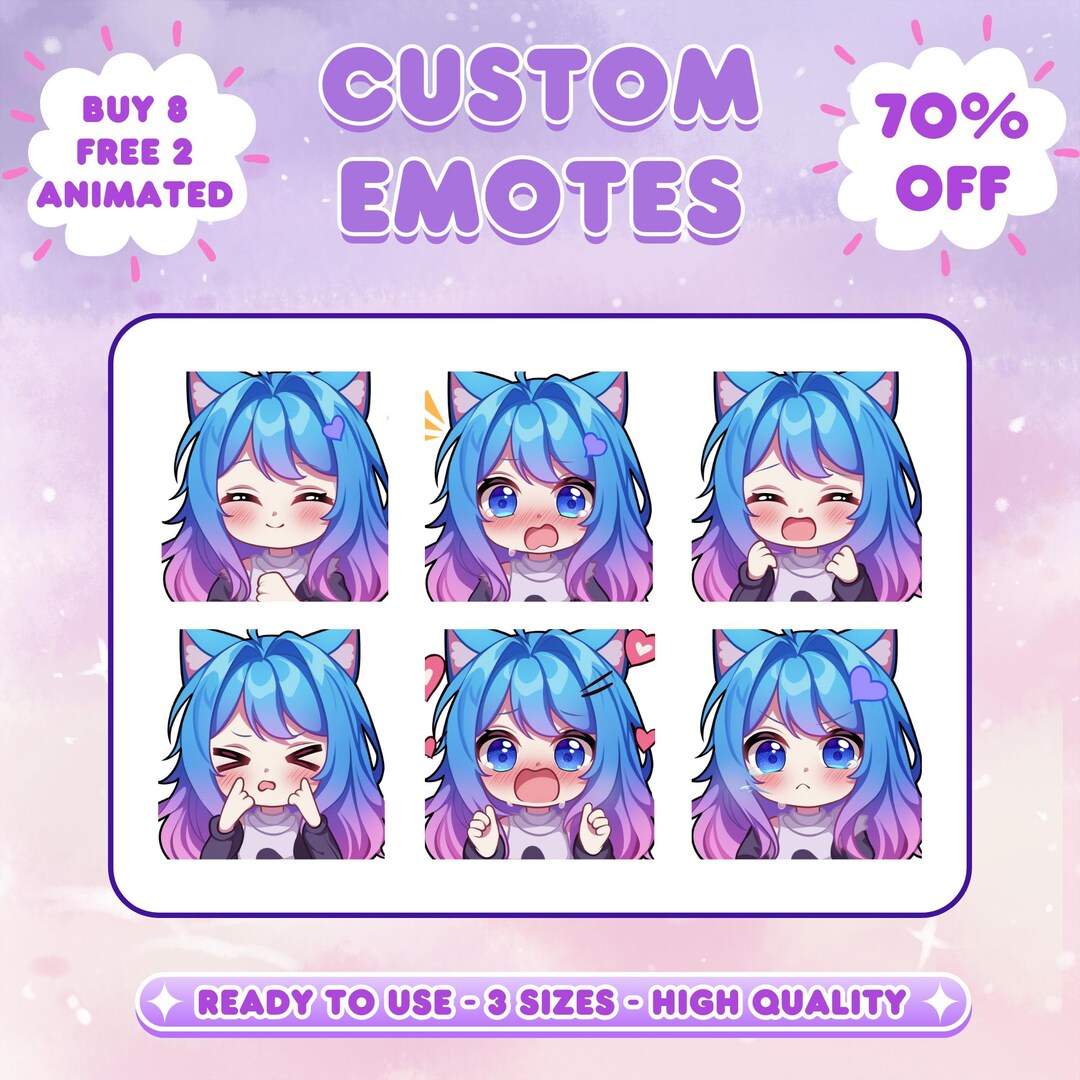 Custom Emotes, Emotes, Custom Emotes, Kick Emotes, Twitch Emotes, Chibi ...