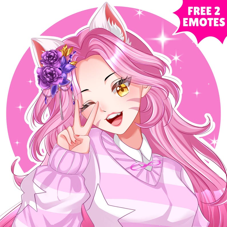Custom Anime PFP Commission : Profile Picture for Vtuber, OC, Roblox ...