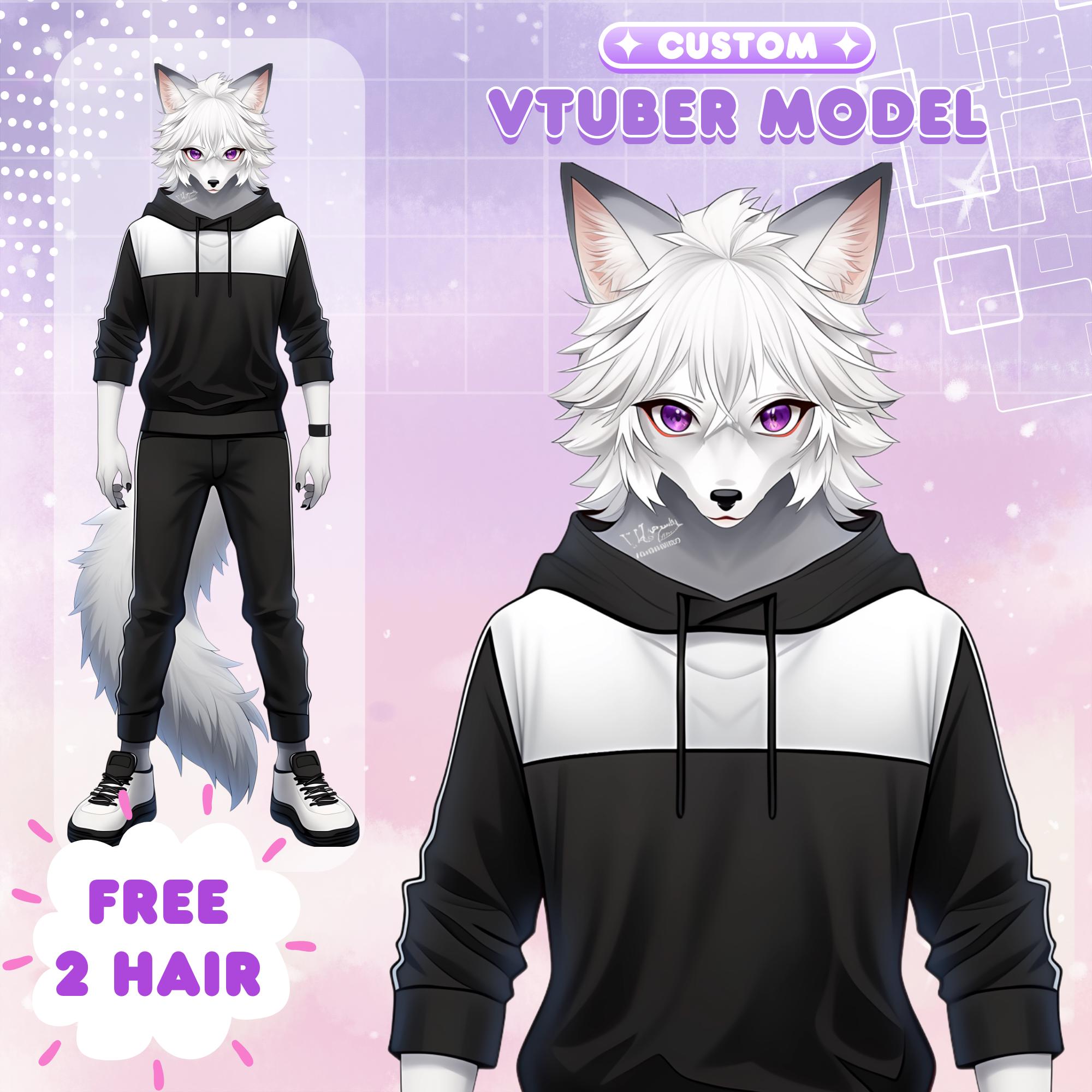 Custom Vtuber Model Furry Live2d Furry Vtuber, Custom Vtuber, Vtuber ...