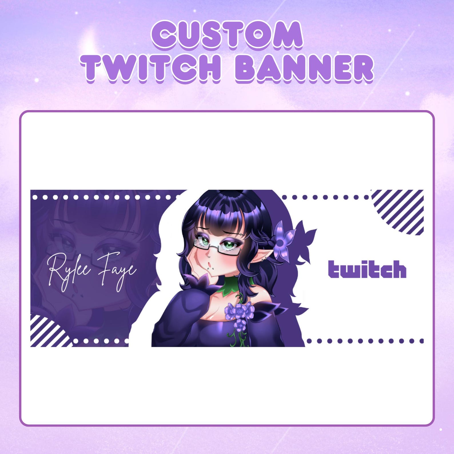Custom Twitch Banner Design: Animated Streamer Art - Etsy