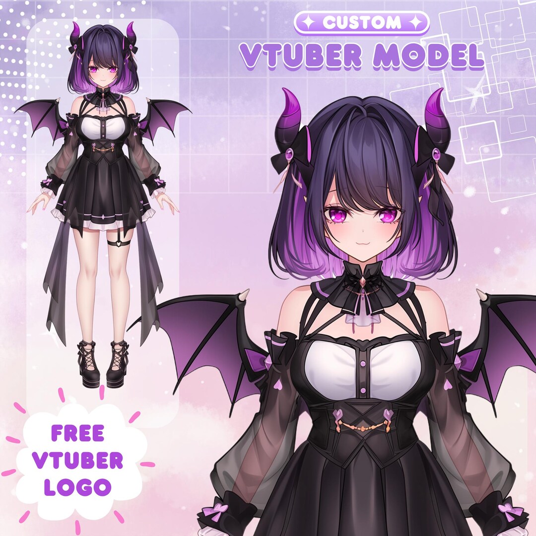 CUSTOM Live2d Model Vtuber Vtuber Asset, Vtuber Design, Vtuber Model, Vtuber Commission, Live2d ...