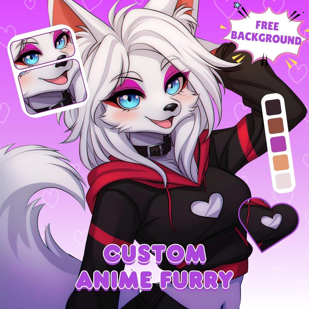 Custom Furry Art, Furry Art Commission, Anime Furry, Furry Character ...