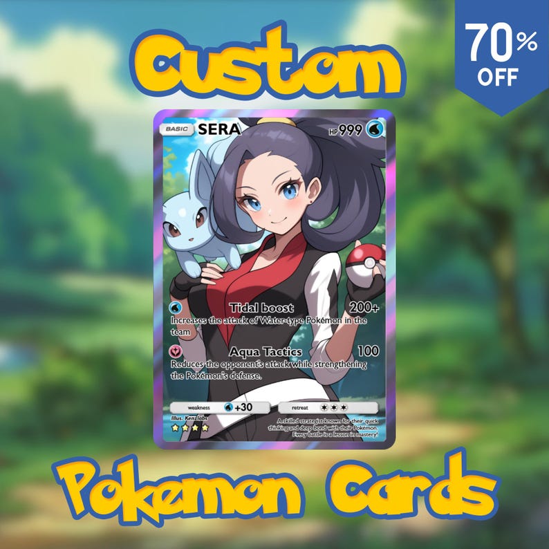 Custom Pokemon Trainer Card, Custom Pokemon, Pokemon Card, Pokemon ...