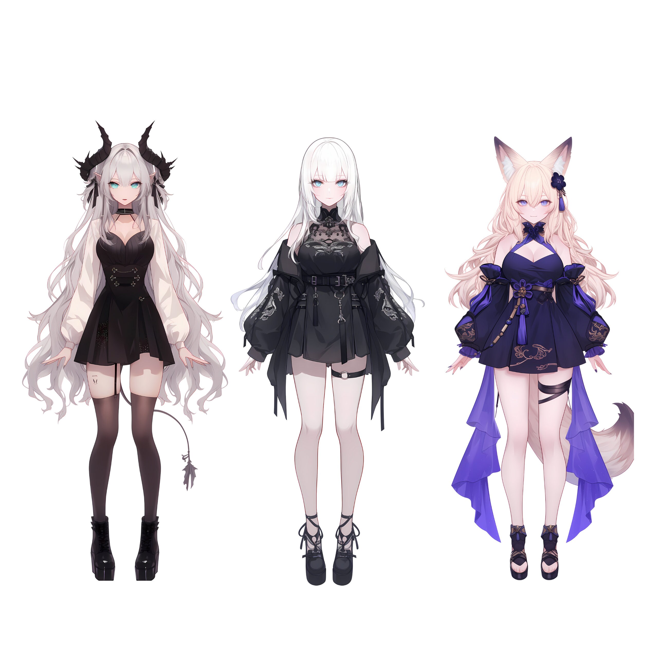 CUSTOM LIVE 2D VTUBER, Vtuber Design, Vtuber Commission, Vtuber Model ...