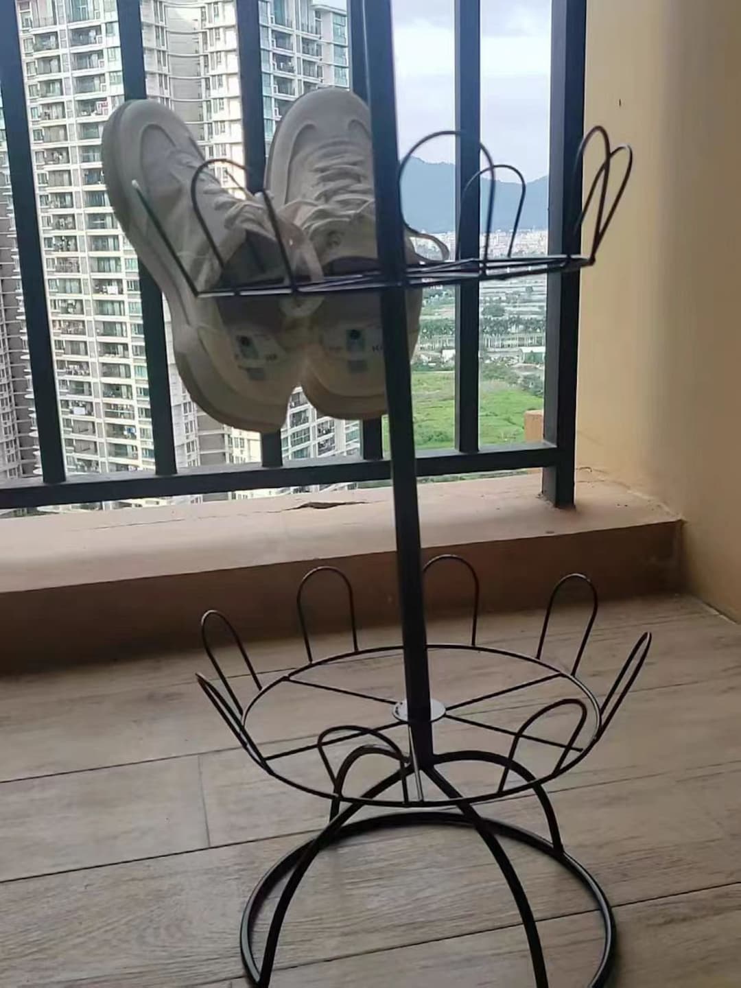 The Outdoor Balcony of the Shoe Drying Rack is on the Ground - Etsy