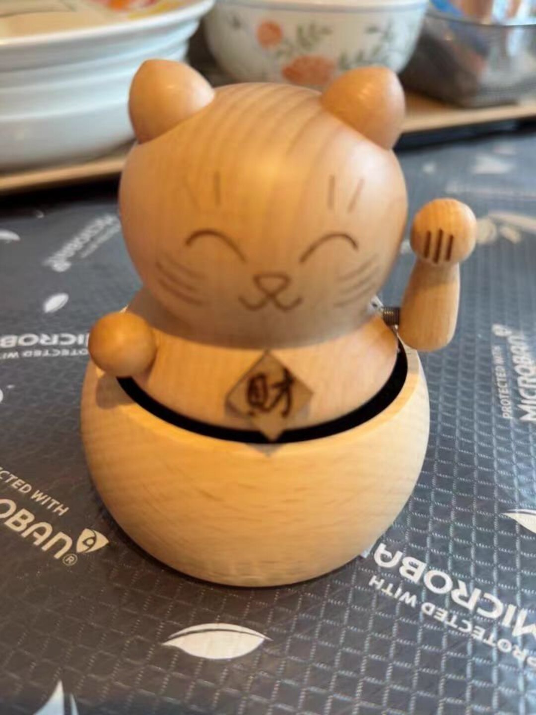 Exquisite Lucky Cat Music Box, lucky Cat Music Box, a Creative Lucky ...