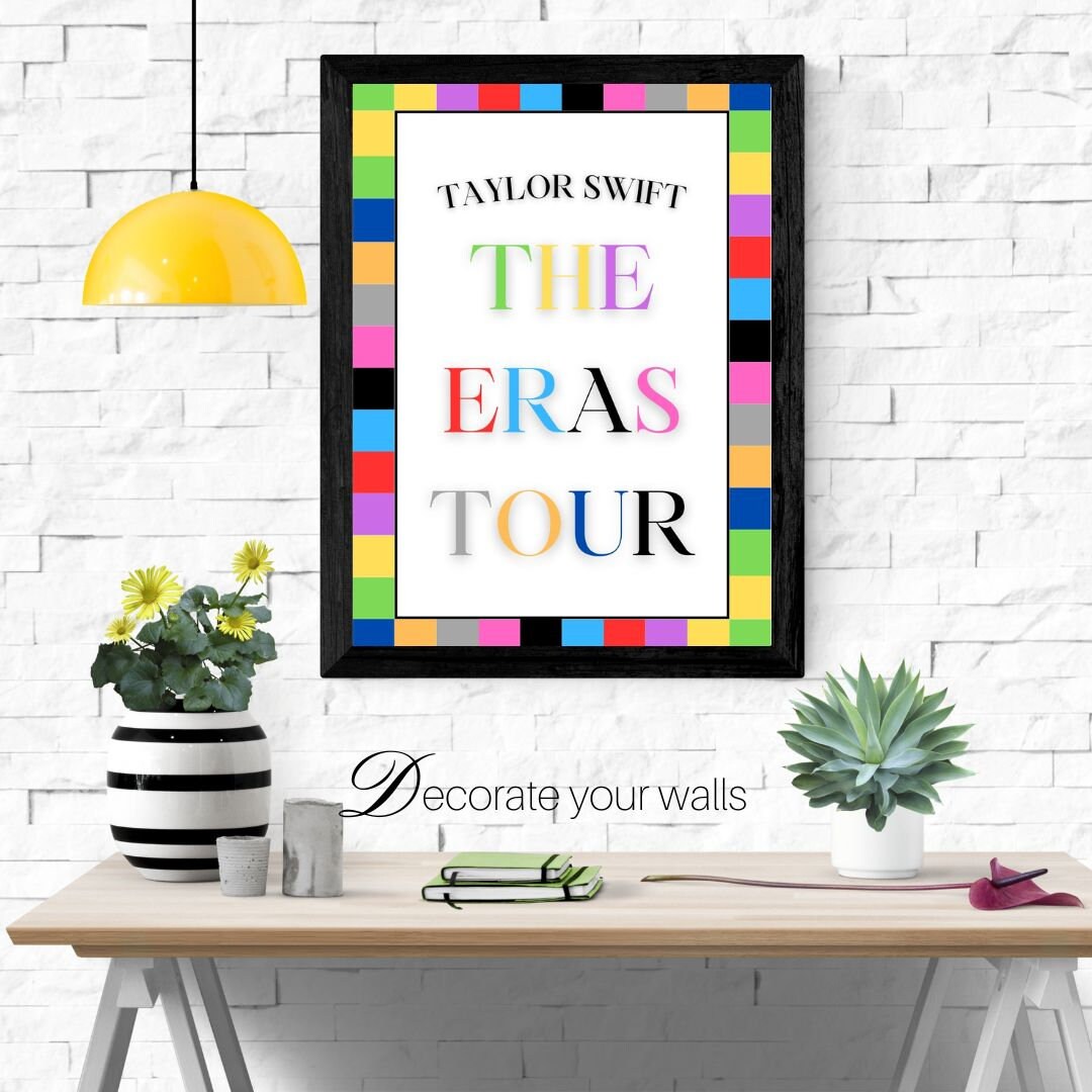 Taylor Swift the Eras Tour Inspired Poster - Etsy