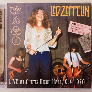 Led Zeppelin - Live at Curtis Hixon Hall, April 9, 1970 2 X CD - Etsy