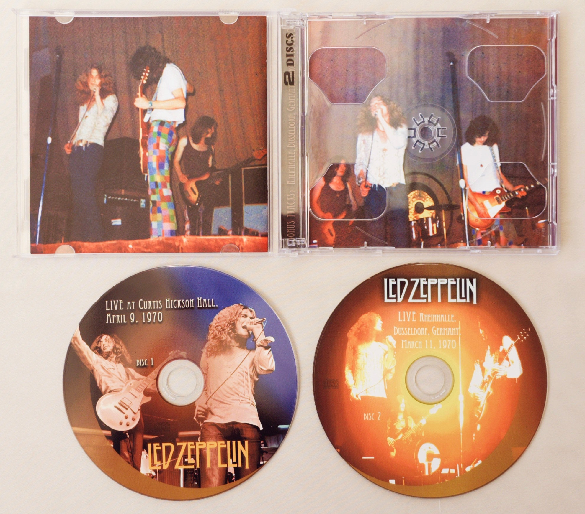 Led Zeppelin - Live at Curtis Hixon Hall, April 9, 1970 2 X CD - Etsy