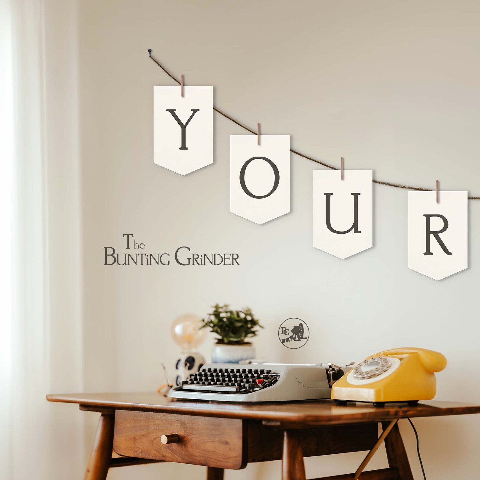 Letters & Numbers PRINTABLE Bunting Flags for Party | Vintage A-Z ...