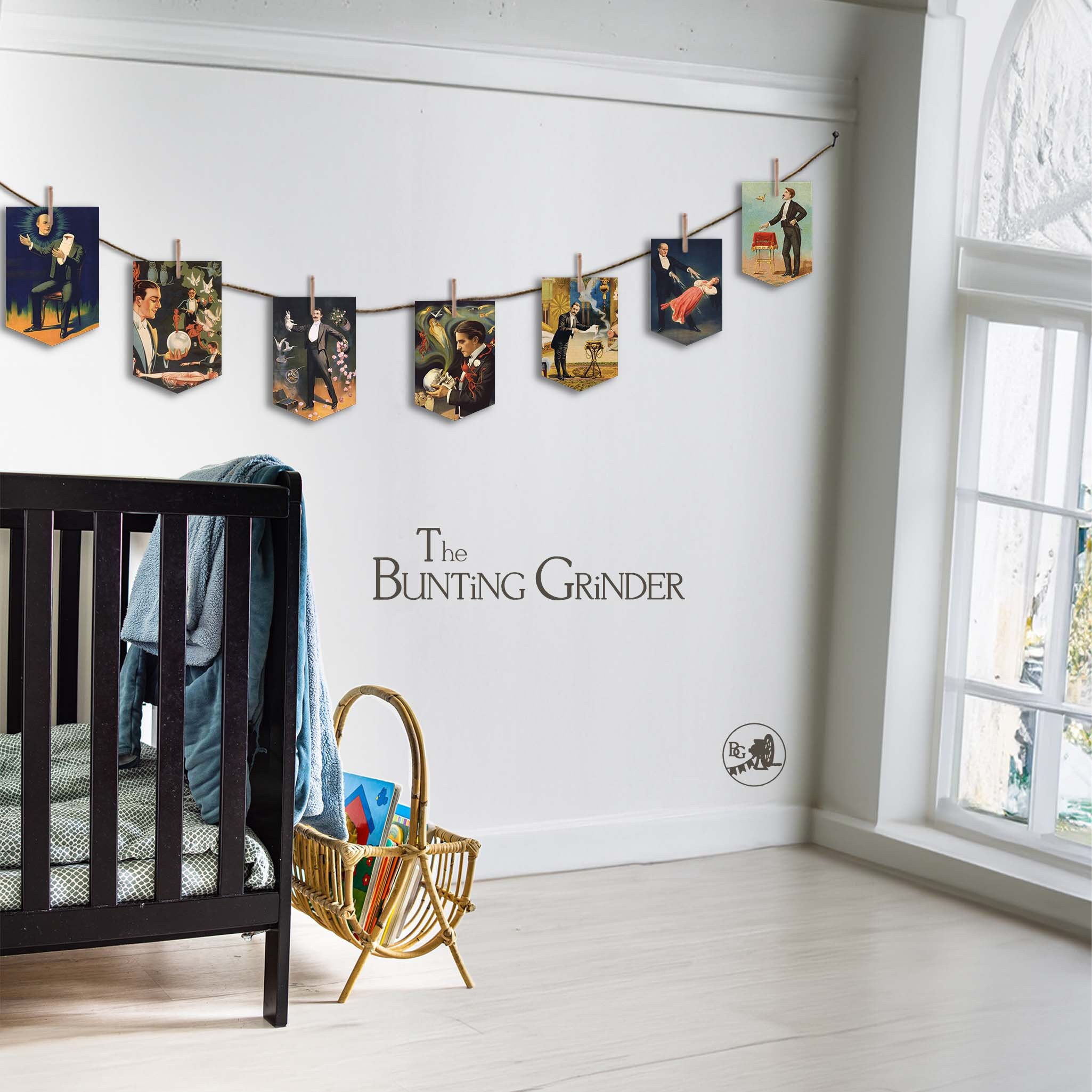 Vintage Magician PRINTABLE Party Banner | Antique Magic & Illusion ...