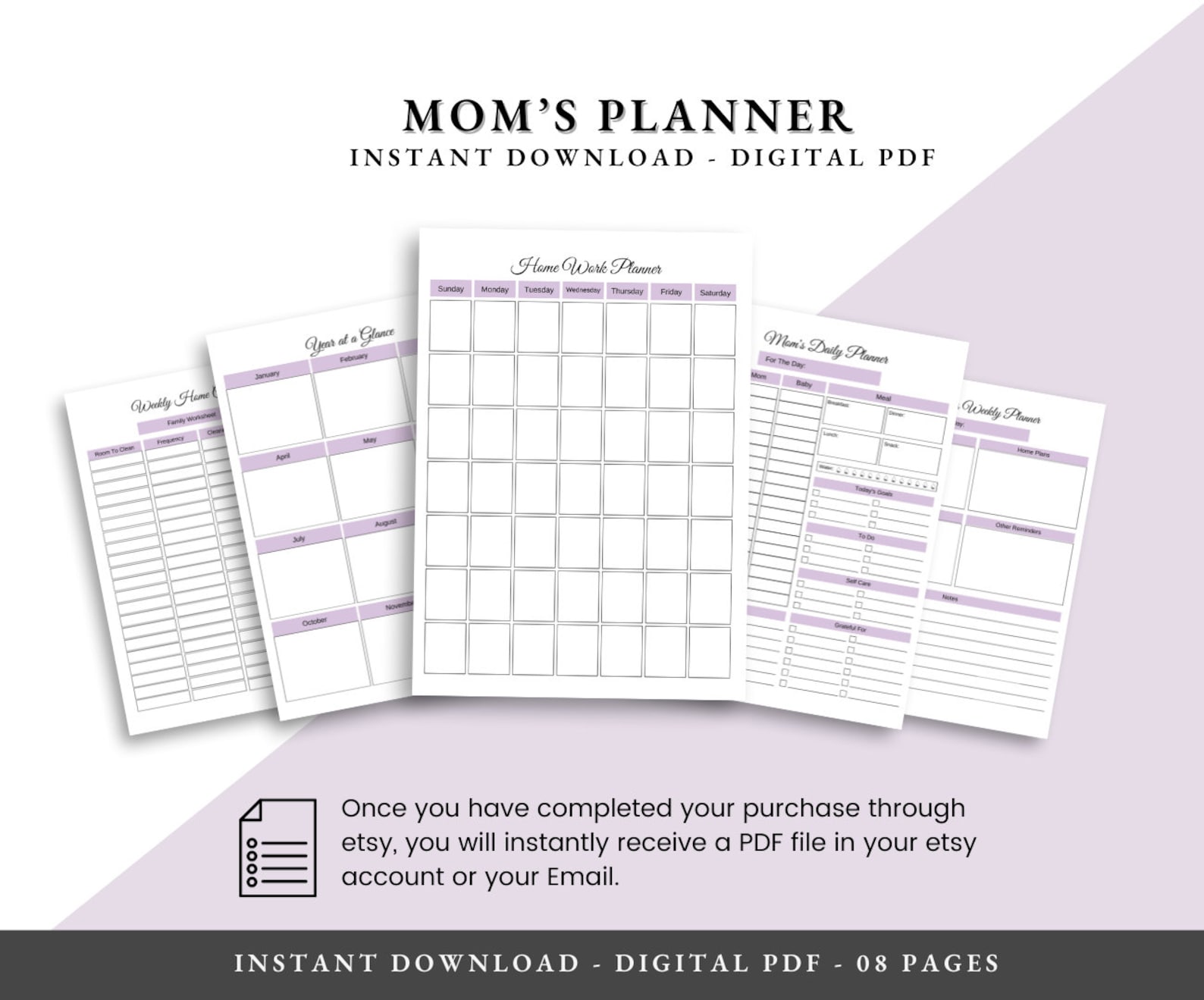 Mom Planners | Best Planners for Moms | Stay at Home Mom Planner ...