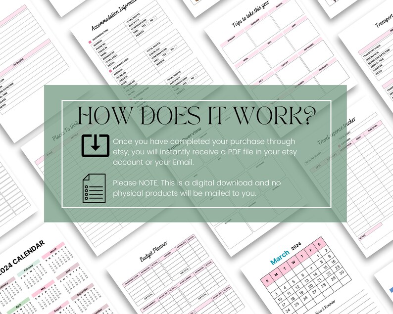 Editable Travel Planner Template | Trip Itinerary Planner | Canva ...