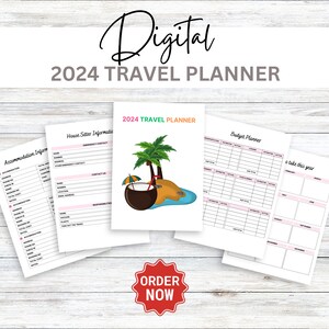 Editable Travel Planner Template | Trip Itinerary Planner | Canva ...