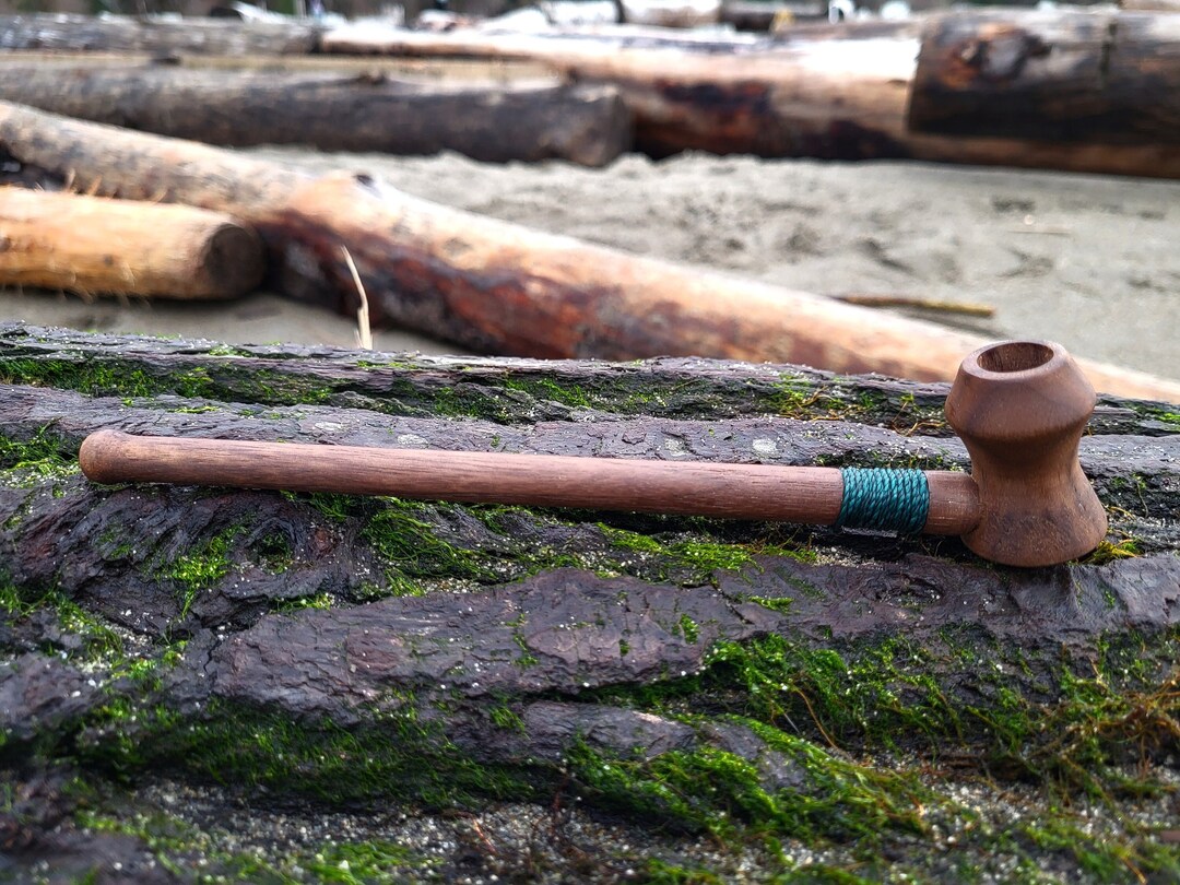 Wooden Pipe walnut - Etsy