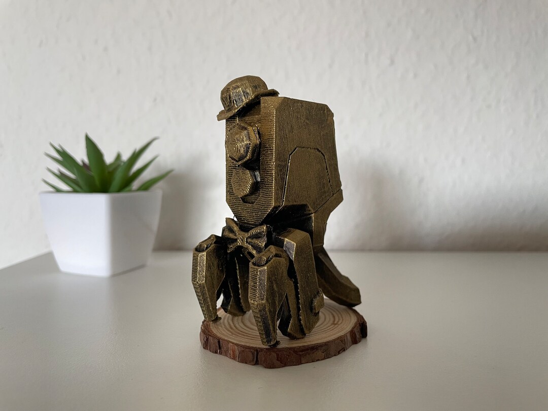 DRG Hand Painted lloyd Bartender, Cute Deep Rock Galactic Statue, Rock ...