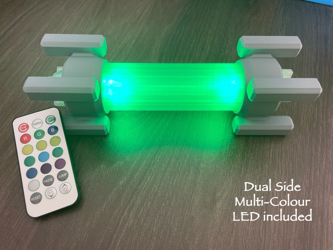 Deep Rock Glow Flare Fan Prop With LED Light Mining Cosplay Prop ...