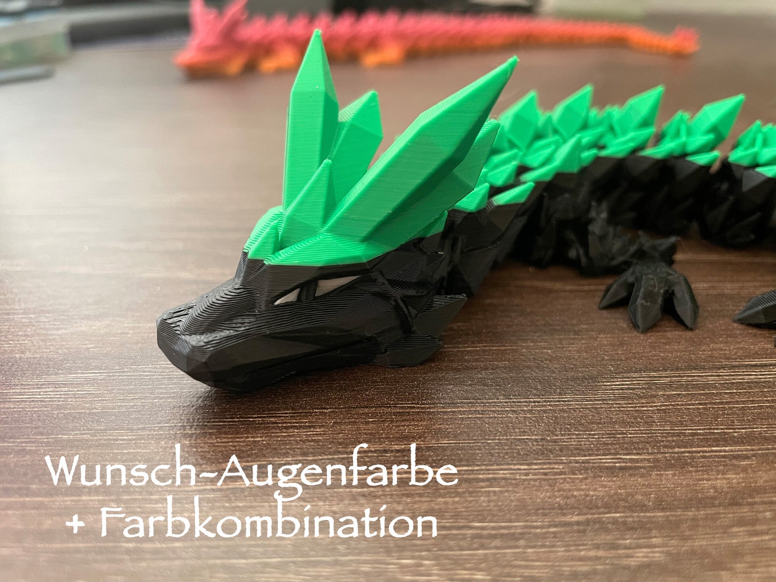 Articulated Winged Crystal Gemstone Dragon | Movable Limbs | Fine 3D ...