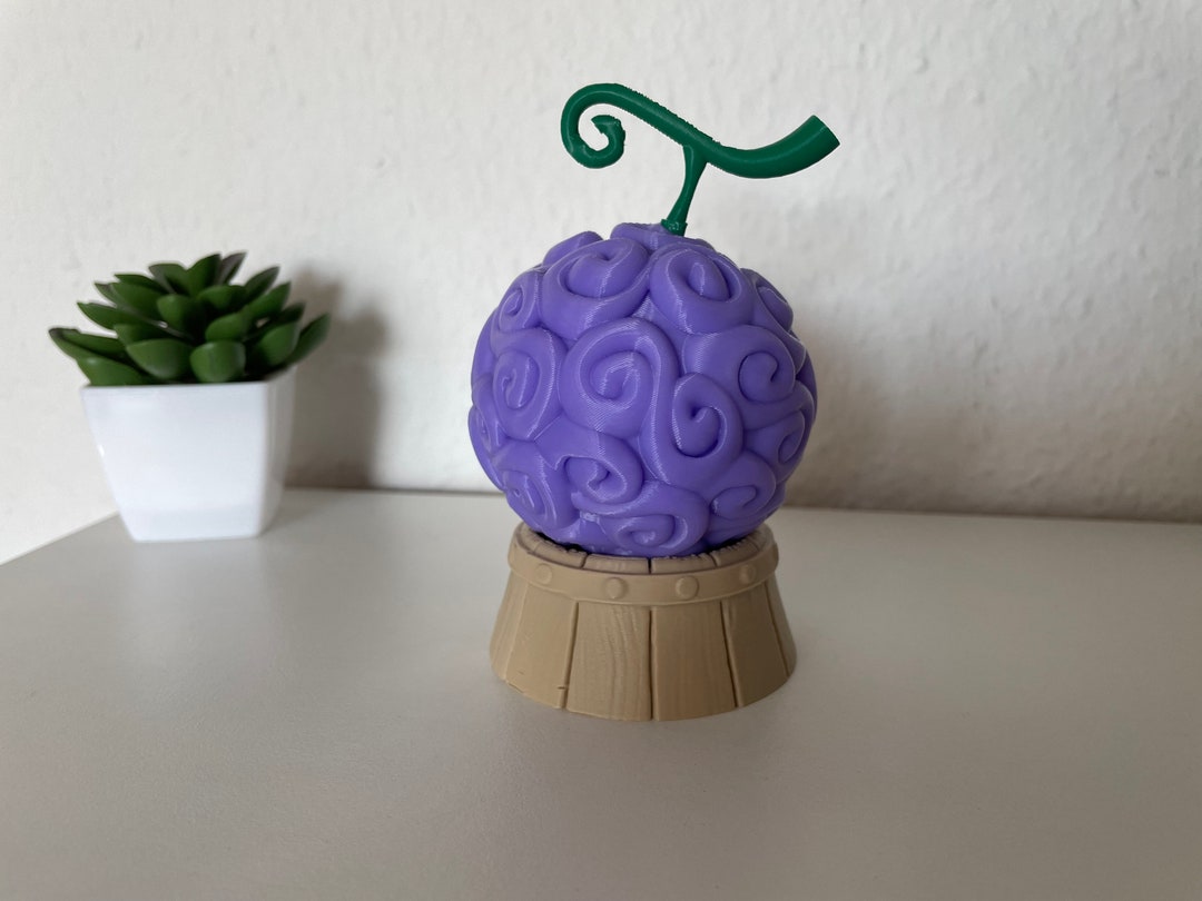 Devil Fruit "gomu Gomu No Mi" With Barrel Stand - Luffy Straw Hat ...