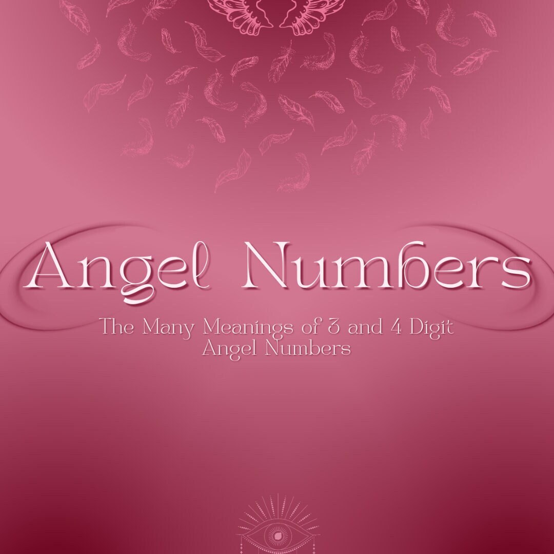 Angel Numbers Meanings Meanings Cheat Sheets Numerology Guide for Angel Numbers - Etsy