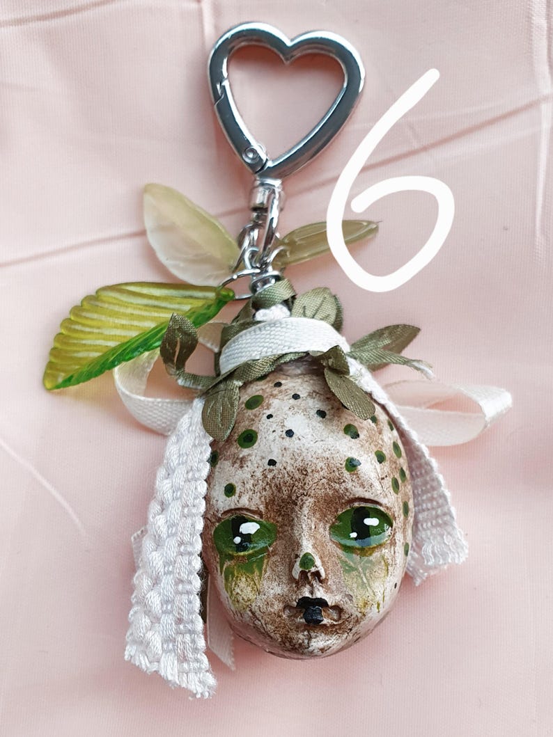 Creepy Doll Keychains - Etsy