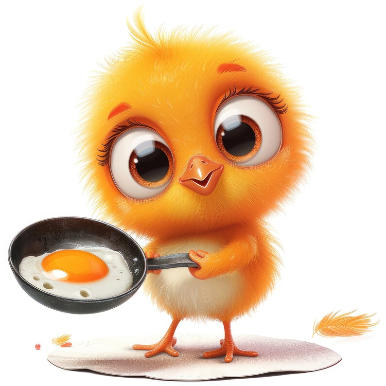 Cute Chicken Clipart Set Bundle, 10 High-quality Images, Apparel, Paper ...