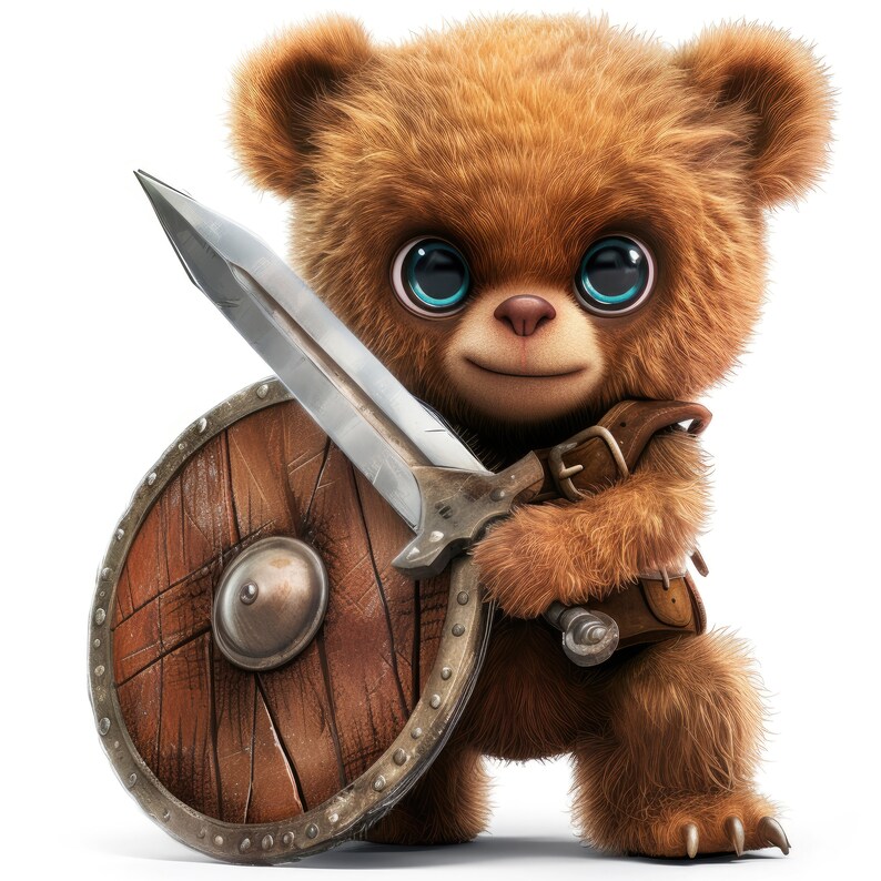 Cute Bear Clipart Set Bundle, 10 High-quality Images, Apparel, Paper ...