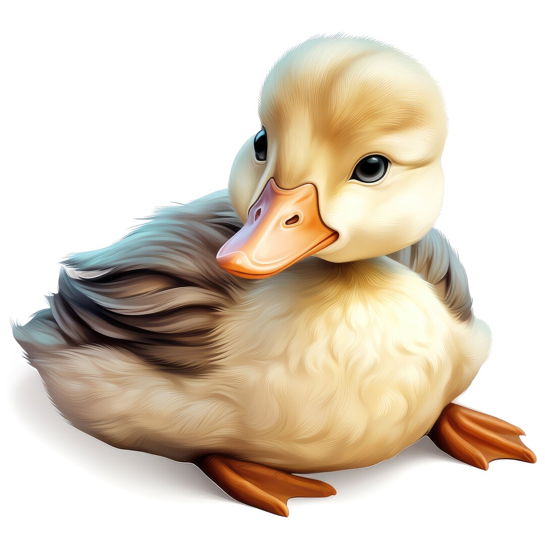 Cute Duck Clipart Set Bundle, 10 High-quality Images, Apparel, Paper ...