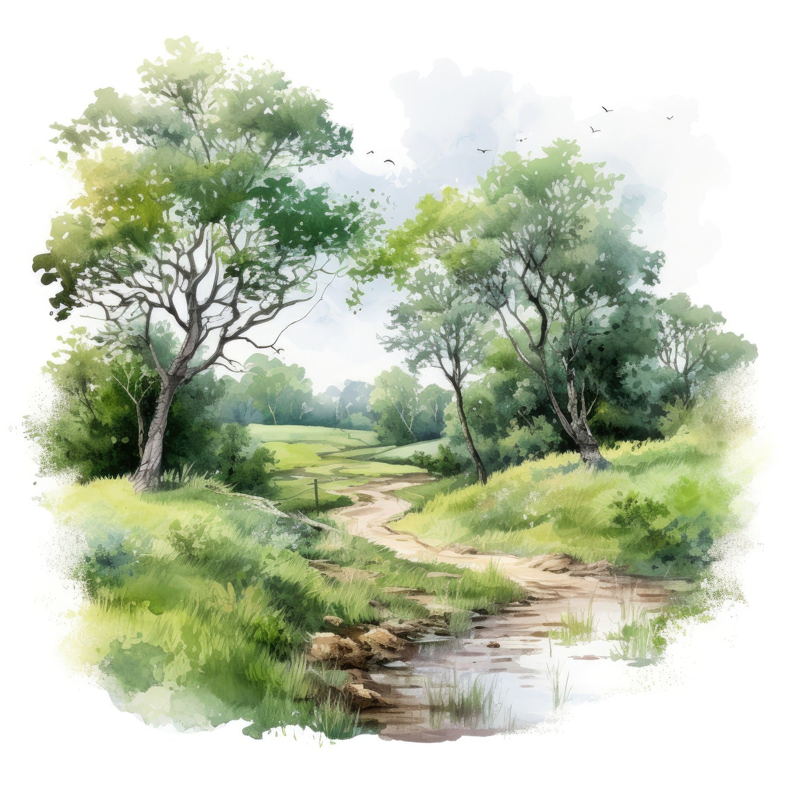 Cute Forest Clipart Set Bundle, 10 High-quality Images, Apparel, Paper ...