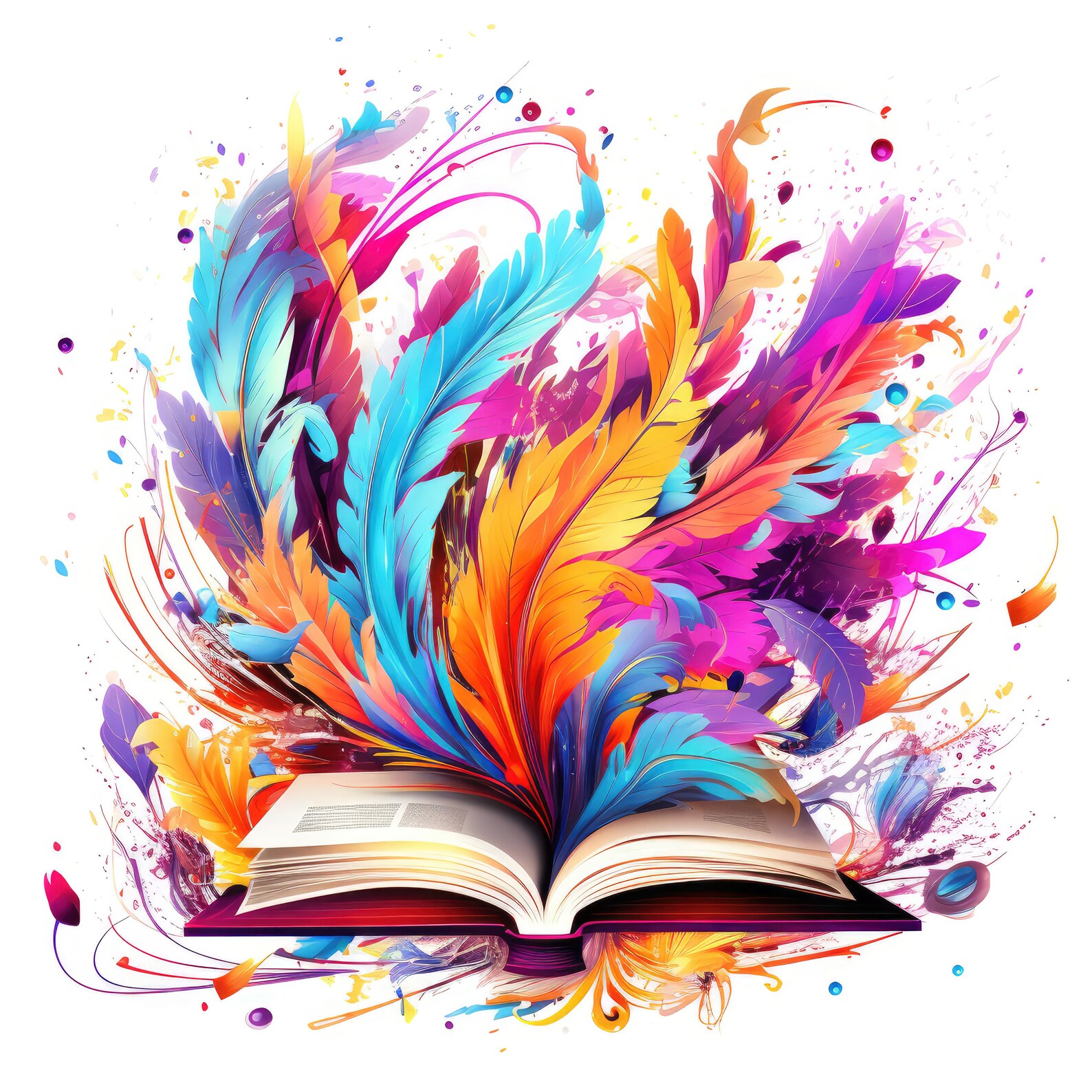 Cute Open Book Clipart Set Bundle, 10 High-quality Images, Apparel ...