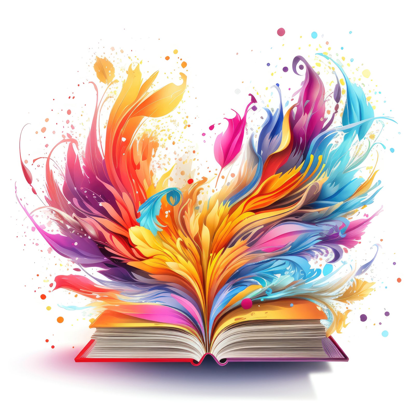 Cute Open Book Clipart Set Bundle, 10 High-quality Images, Apparel ...