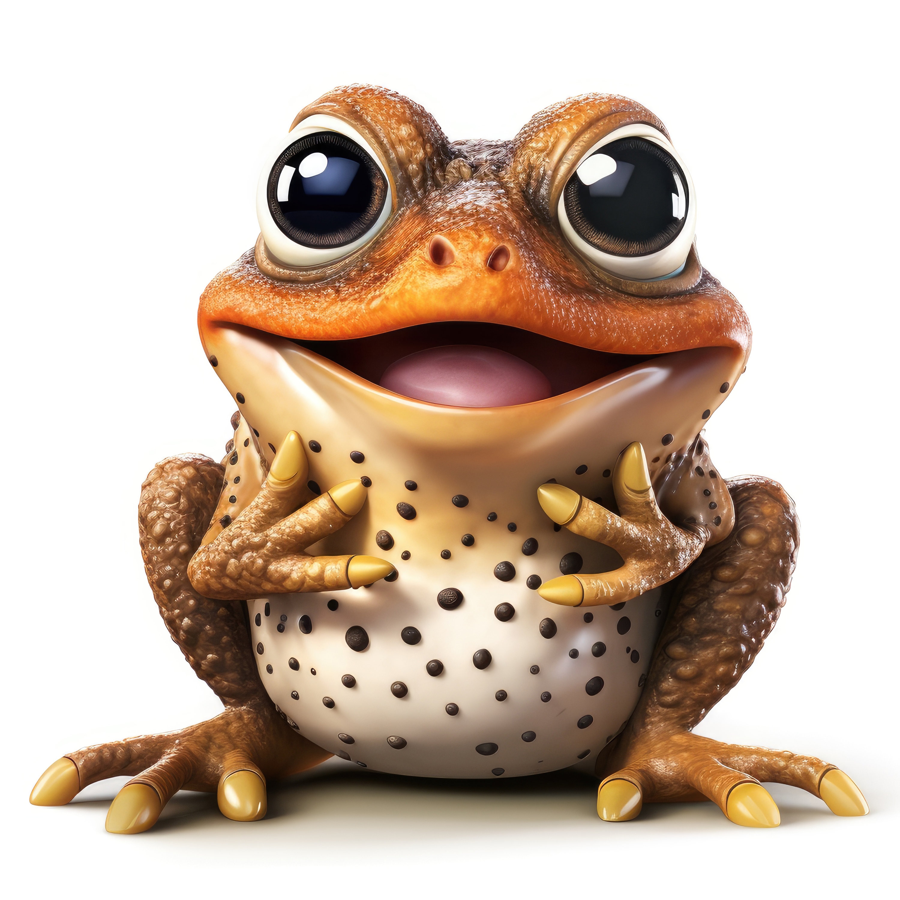 Cute Toad Clipart Set Bundle, 10 High-quality Images, Apparel, Paper ...