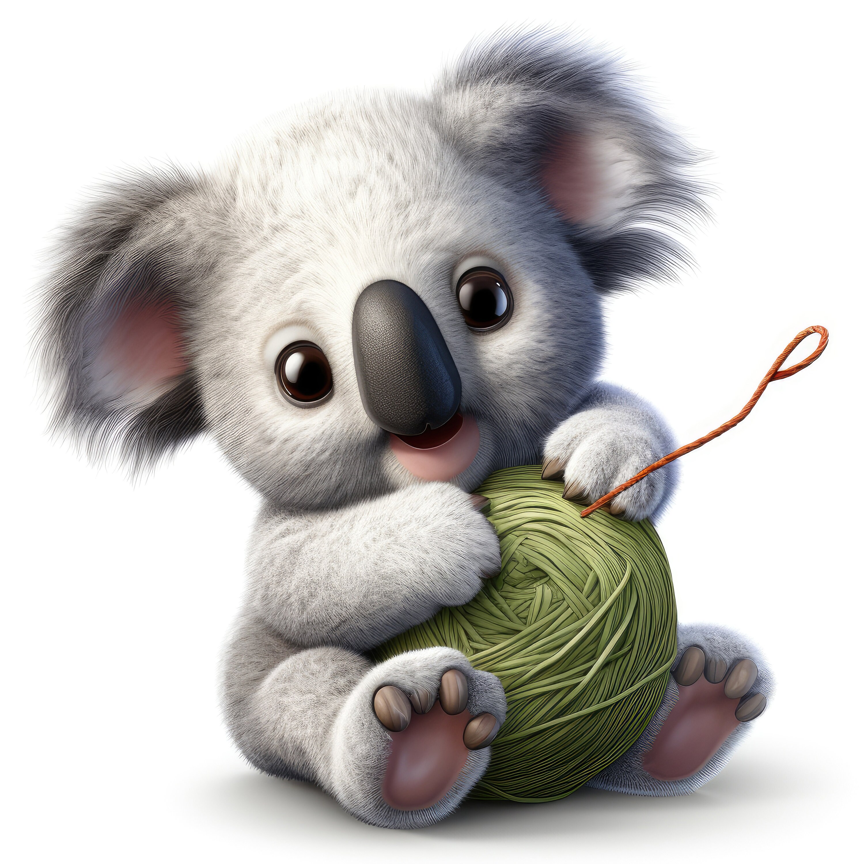 Cute Koala Clipart Set Bundle, 10 High-quality Images, Apparel, Paper ...