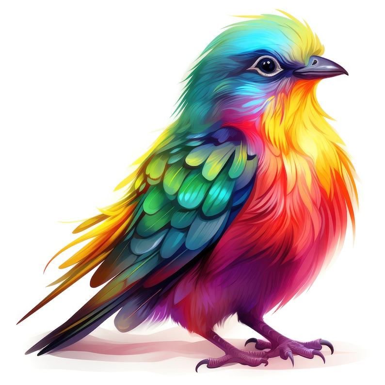 Cute Cute Bird Clipart Set Bundle, 10 High-quality Images, Apparel ...