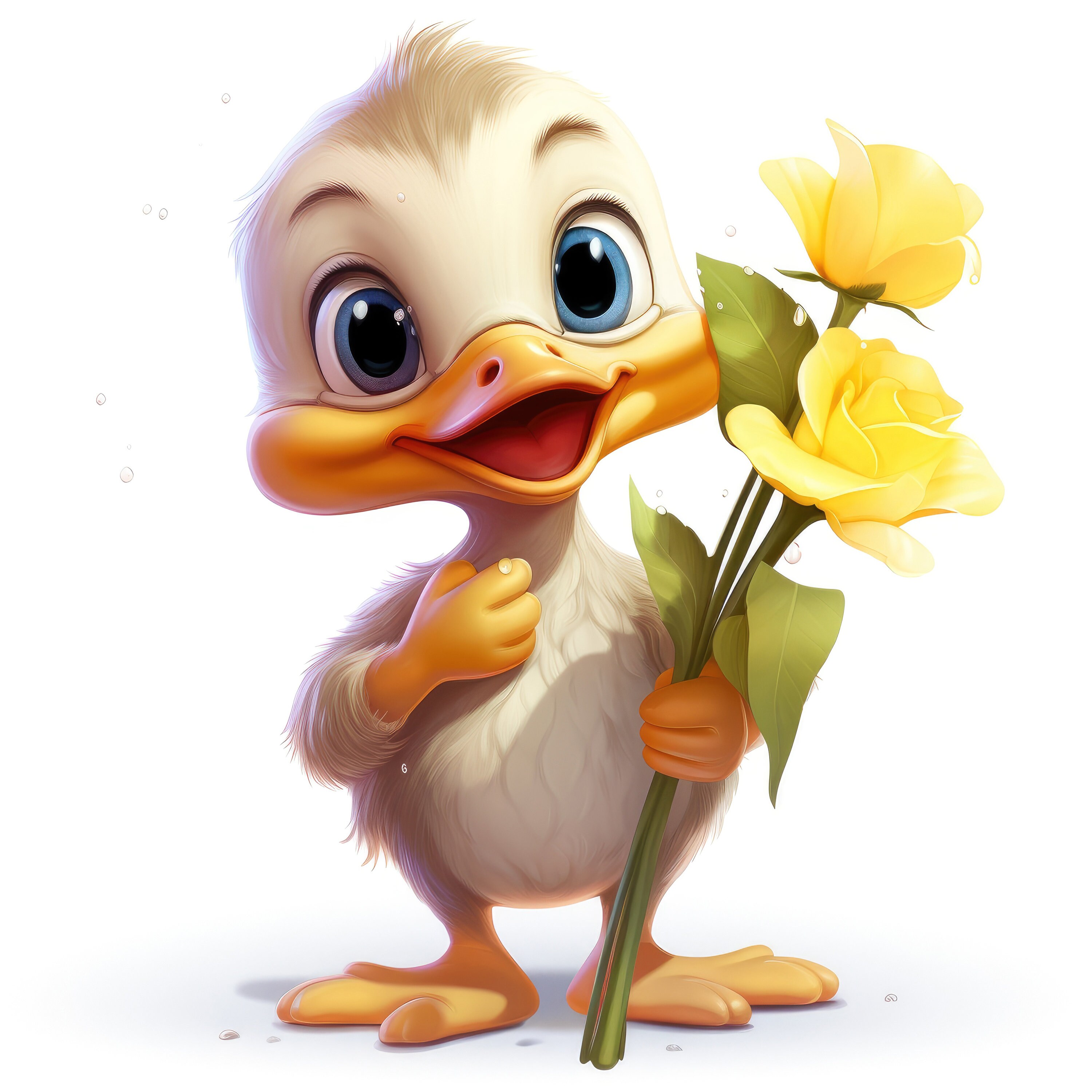 Cute Duck Clipart Set Bundle, 10 High-quality Images, Apparel, Paper ...