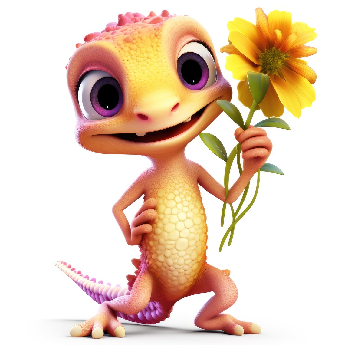 Cute Gecko Clipart Set Bundle, 10 High-quality Images, Apparel, Paper ...