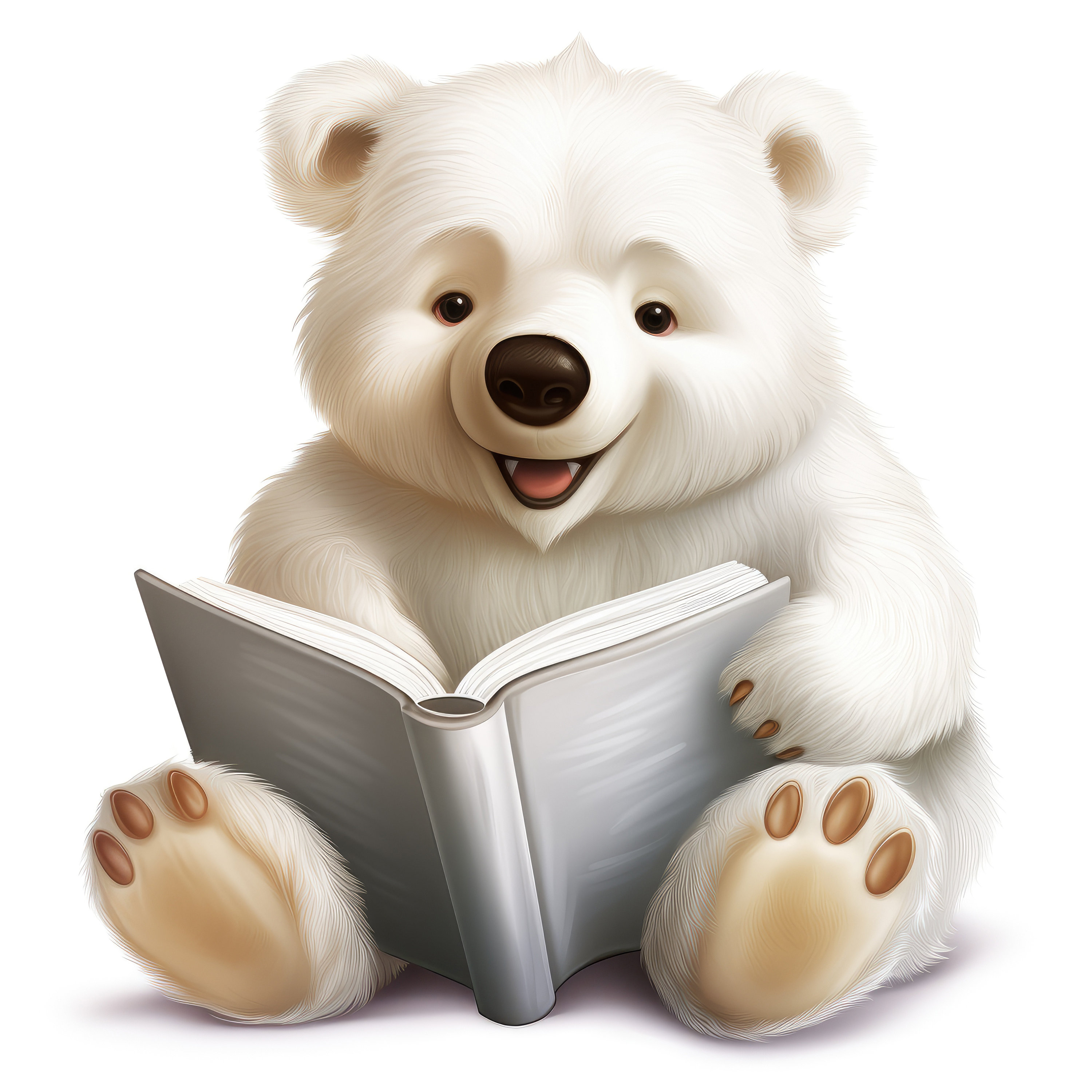 Cute Polarbear Clipart Set Bundle, 10 High-quality Images, Apparel ...