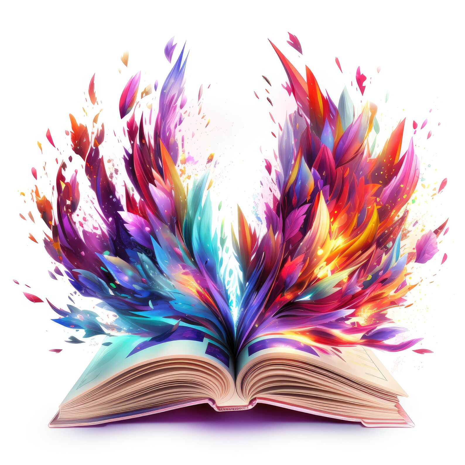 Cute Open Book Clipart Set Bundle, 10 High-quality Images, Apparel ...