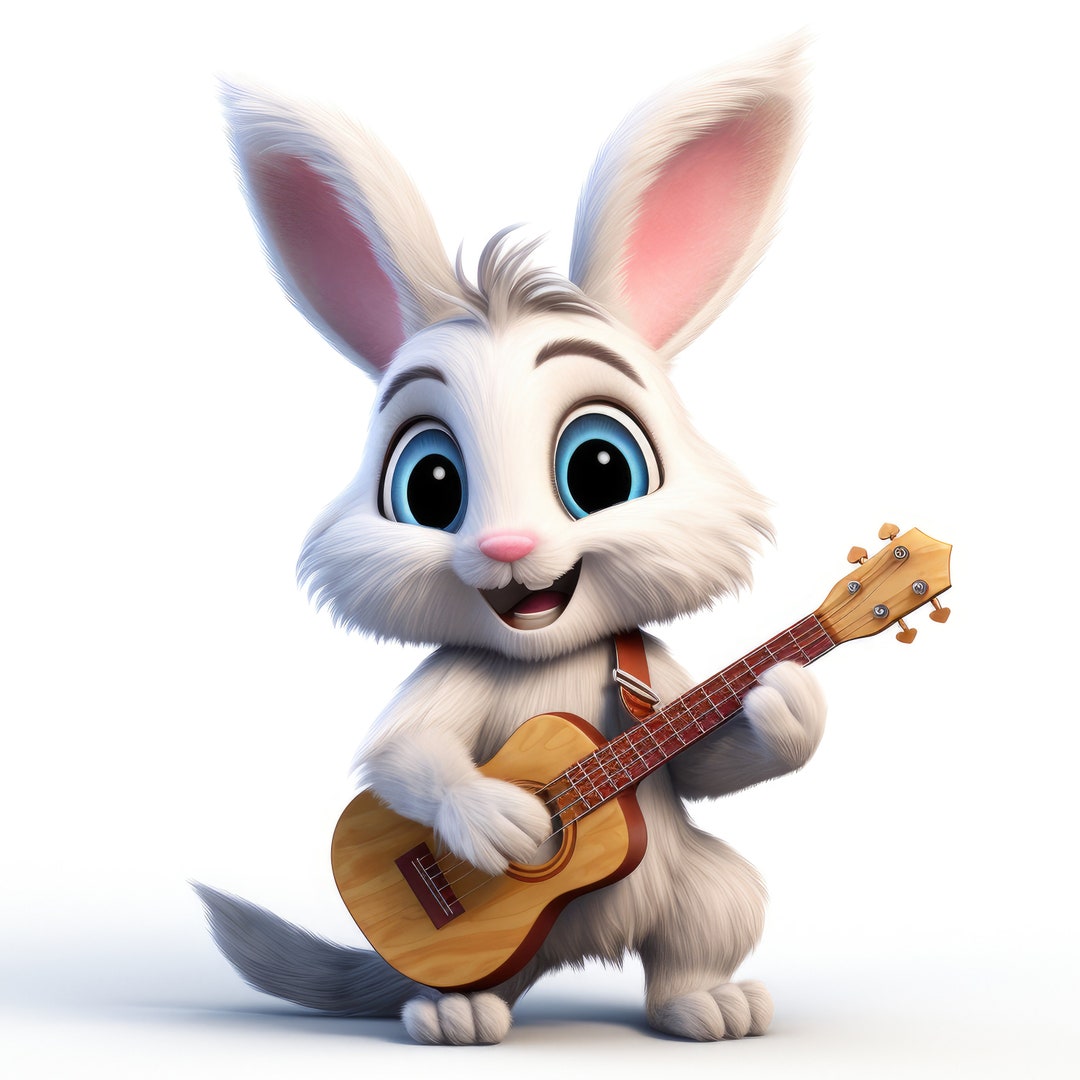 Cute Rabbit Clipart Set Bundle, 10 High-quality Images, Apparel, Paper ...